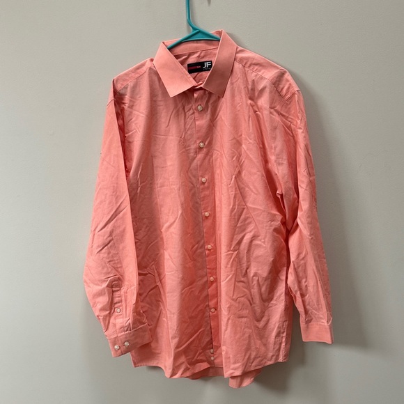 jf j.ferrar | Shirts | Jf Jferrar Mens Button Down Shirt In Coral ...